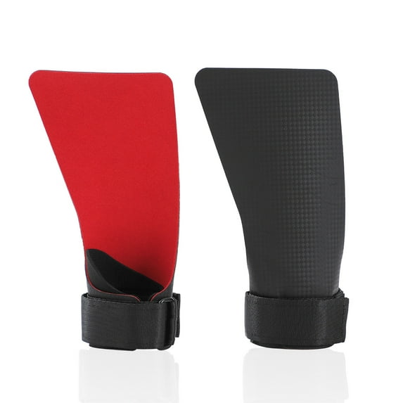 A Pair of Kevlar Rubber NO-hole Hand Grips for Crossfit Pull-ups Cross Training Gymnastics WODS ...