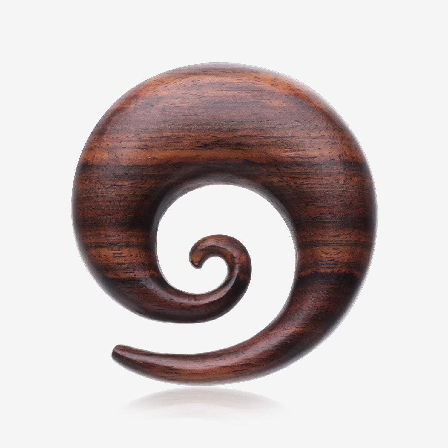 A Pair of Rosewood Spiral Hanger Plug - Walmart.com