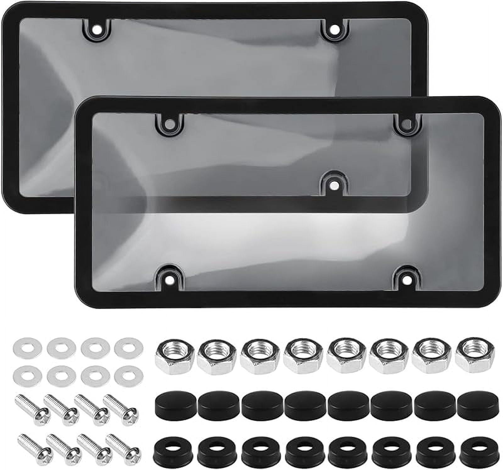 Jaina A Pair of Transparent License Plate Protectors,Clear License ...