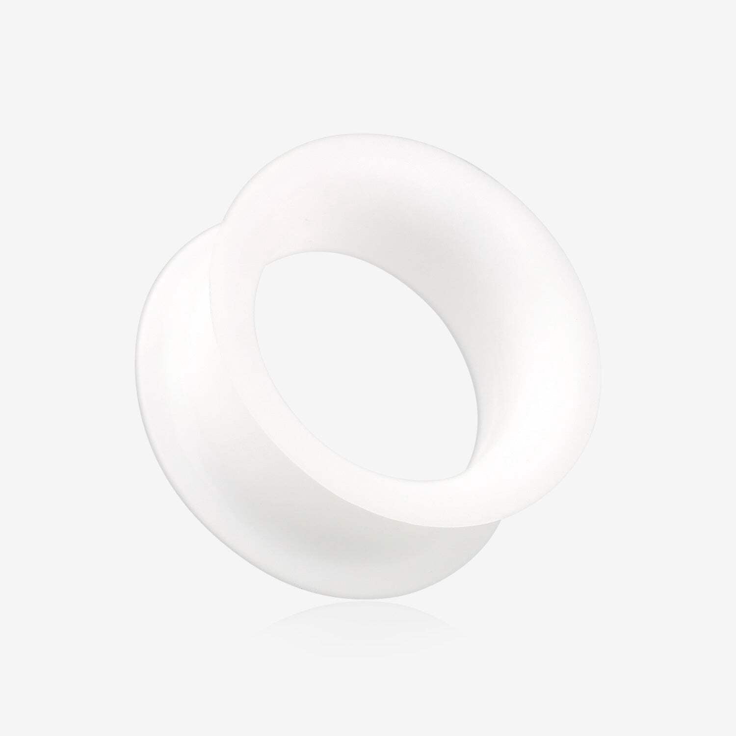 A Pair of Ultra Thin Flexible Silicone Ear Skin Double Flared Tunnel ...