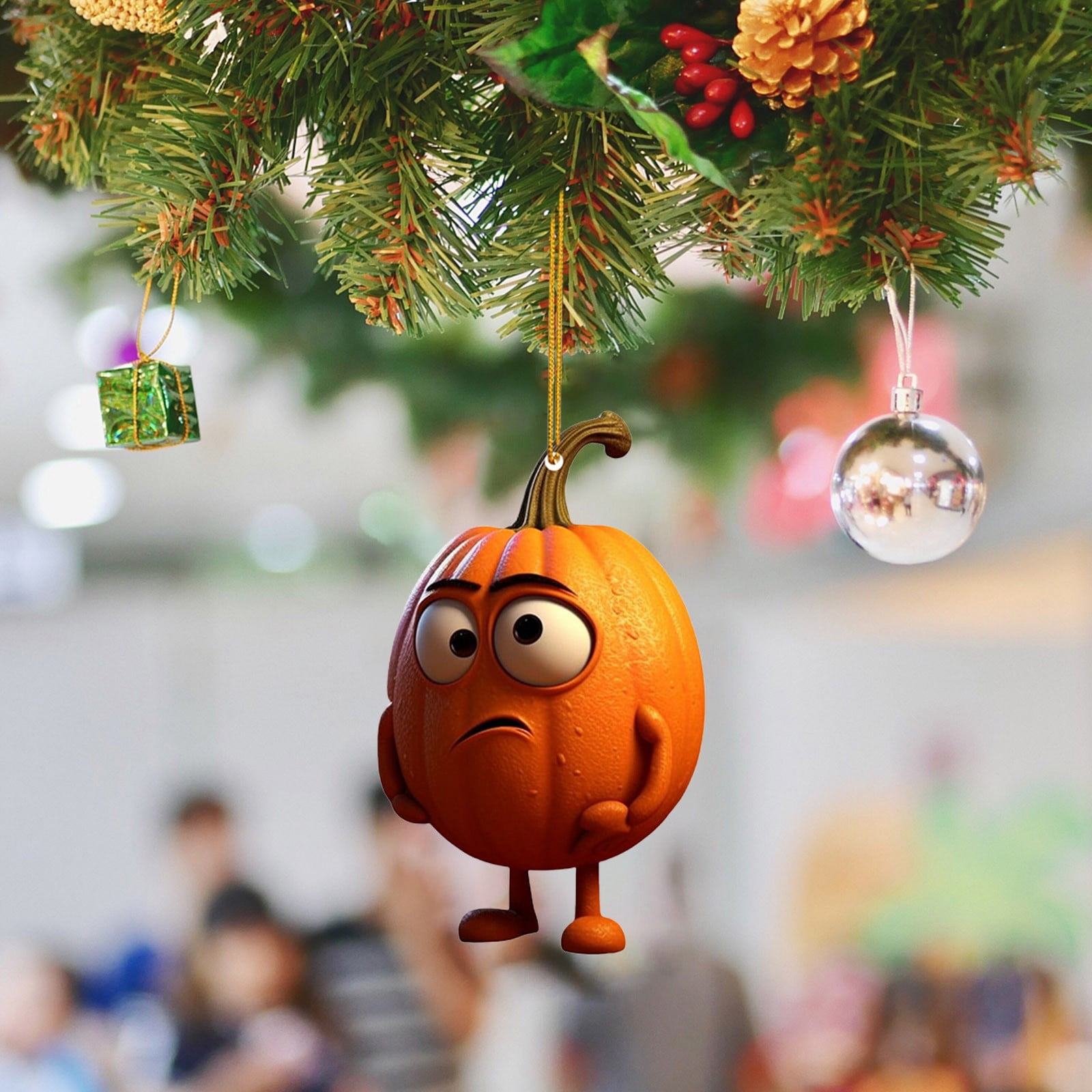 A Pendant Clearance! Christmas Cute Pumpkin Man Series Acrylic Pendant ...