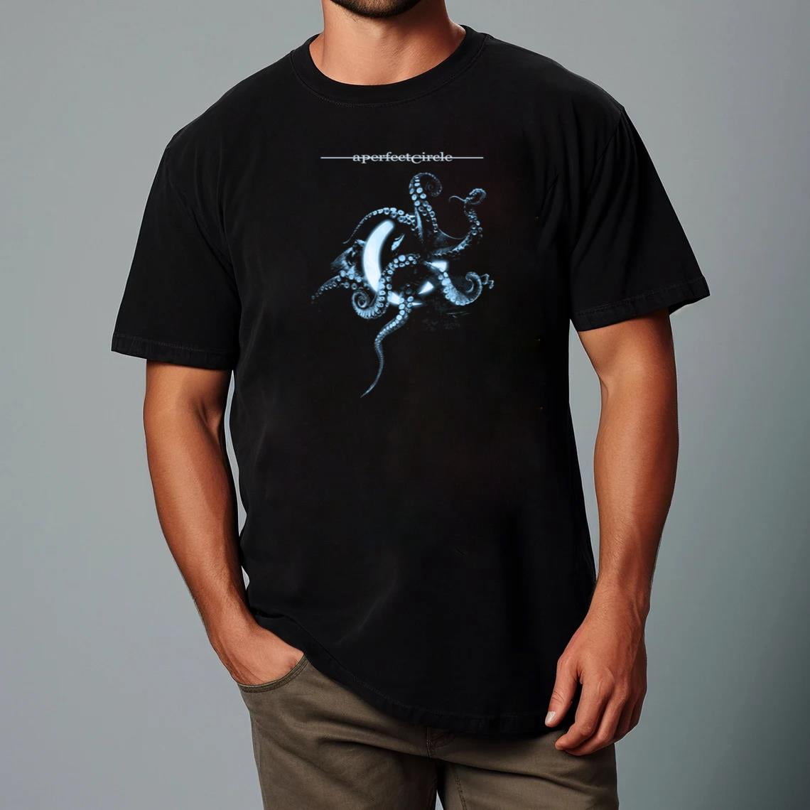 A Perfect Circle Deep Sea Diving Bell Logo Alternative Rock T-Shirt ...