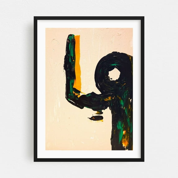 A Person - Painting Abstract Modern Art Minimalist Geometric Art Deco ...