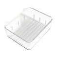 A Pet Underwear Storage Box Organizer With Multiple Compartments, Clear ...