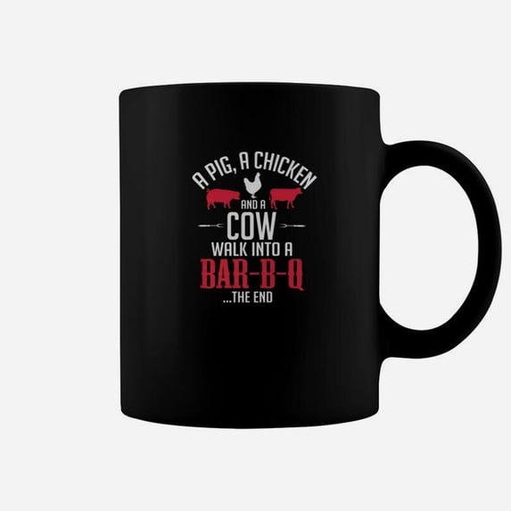 A Pig A Chicken And A Cow Bbq Brisket Humor Coffee Mug - Walmart.com