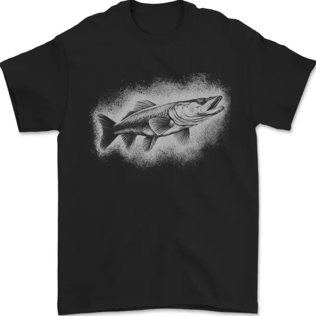 A Pike Fish Drawing Fishing Fisherman Mens S-5XL T-Shirt - Walmart.com