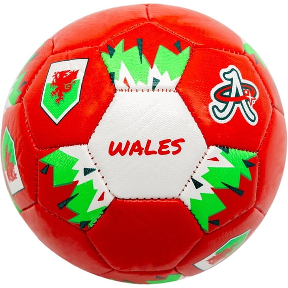 A Plus Collectibles Soccer Ball Mini Size 2 (Wales) - Walmart.com