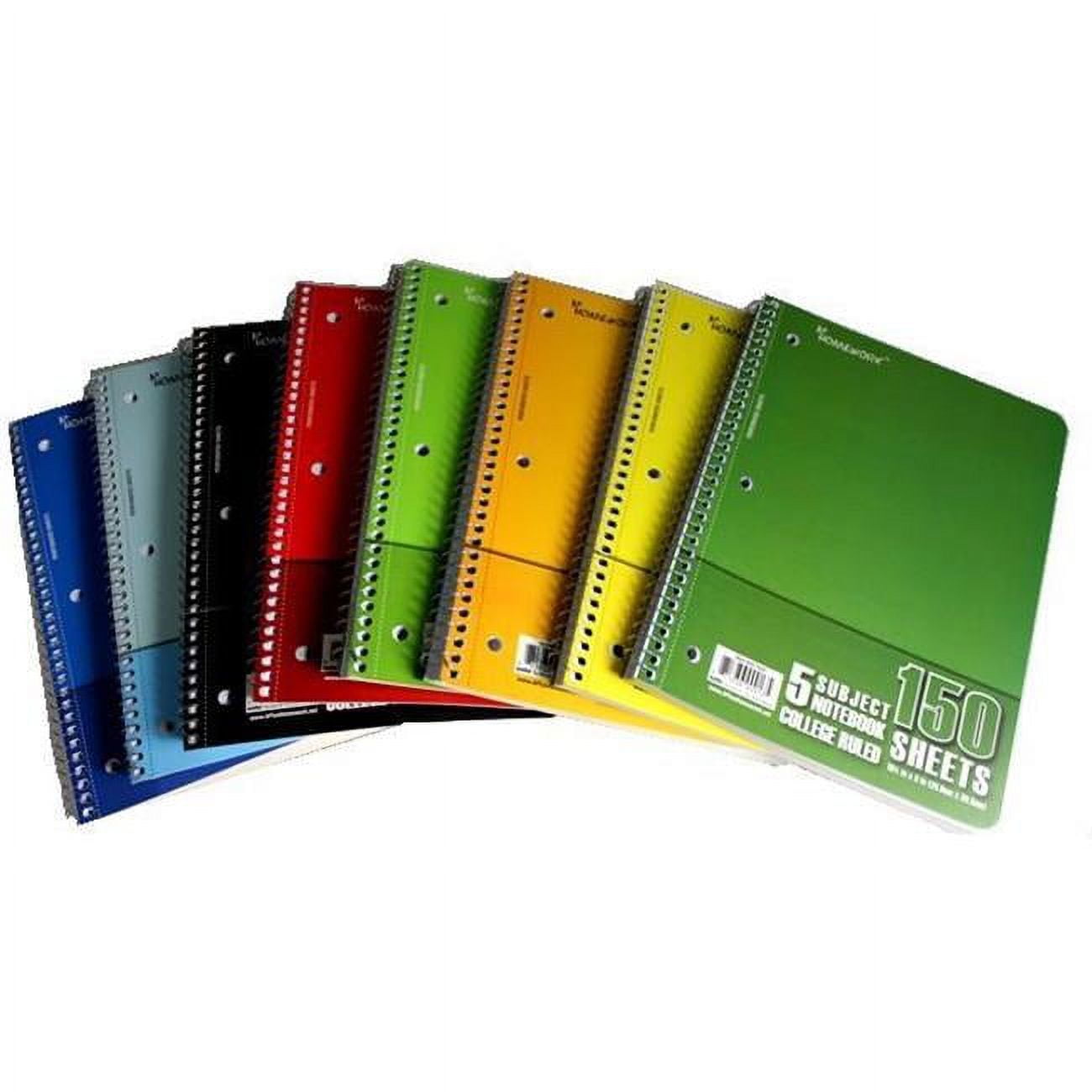 A Plus Homework 1858049 5 Subject College Ruled Notebook -150 Sheets ...