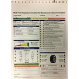 A Plus Multi-Point Inspection Checklist Per Manufacturer's ...