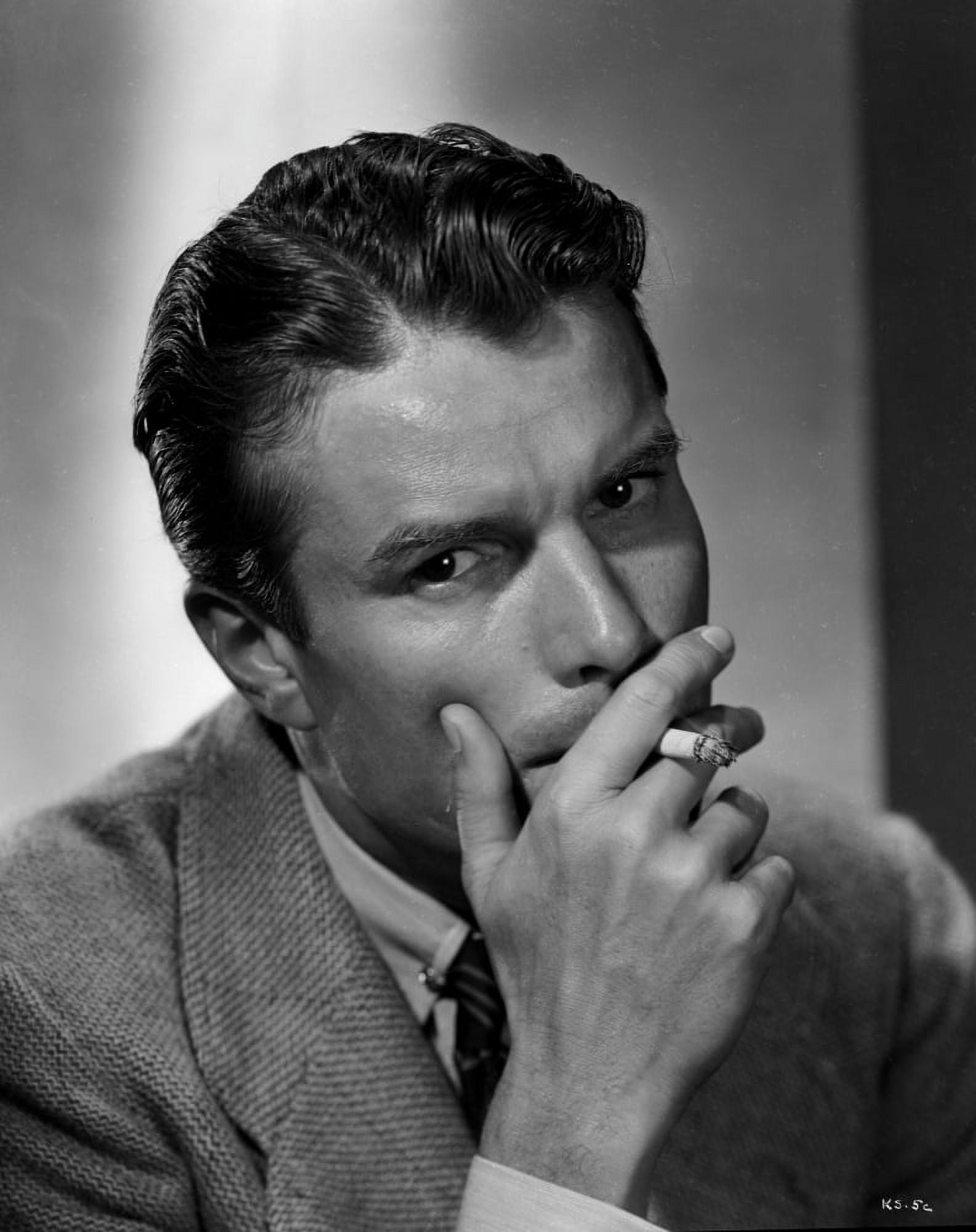 A Portrait Of Kent Smith Smoking A Cigarette Photo Print (8 x 10 ...