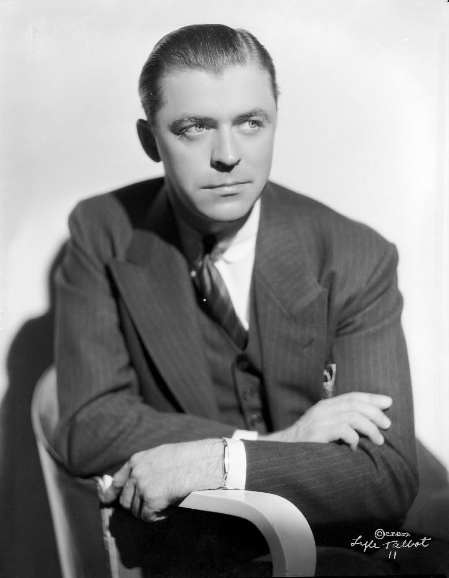 A Portrait Of Lyle Talbot Photo Print (24 x 30) - Walmart.com