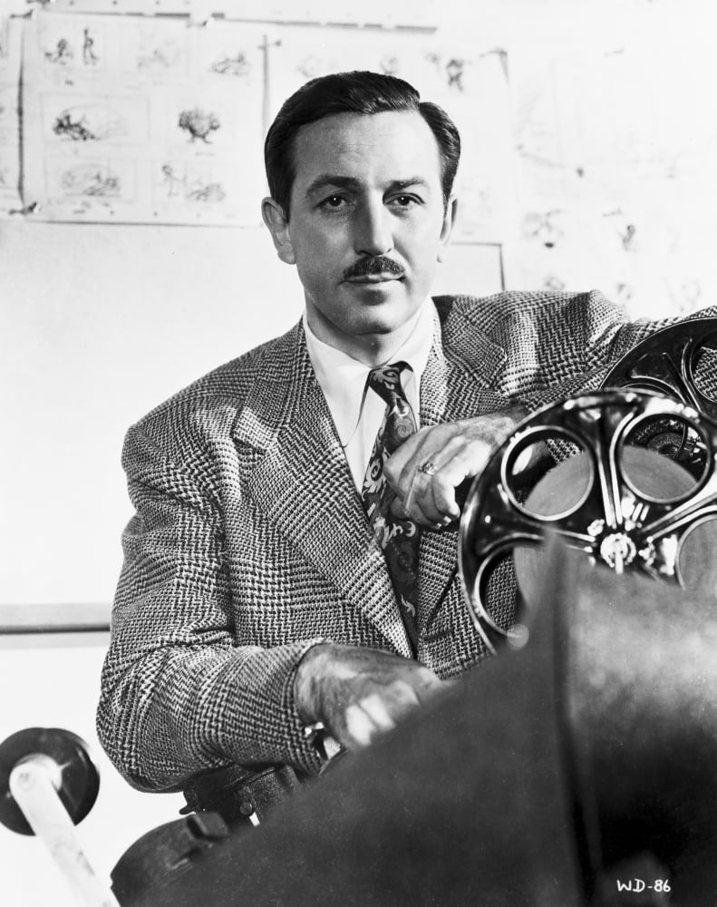 A Portrait Of Walt Disney Photo Print (24 x 30) - Walmart Business Supplies