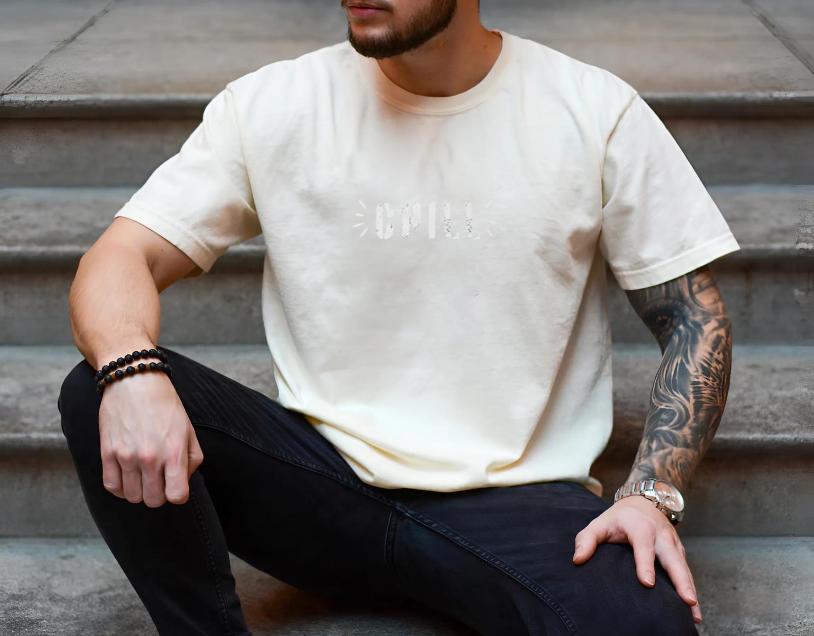 A Posh and Stylish Graphic Design with the Simple Word Chill Comfort ...