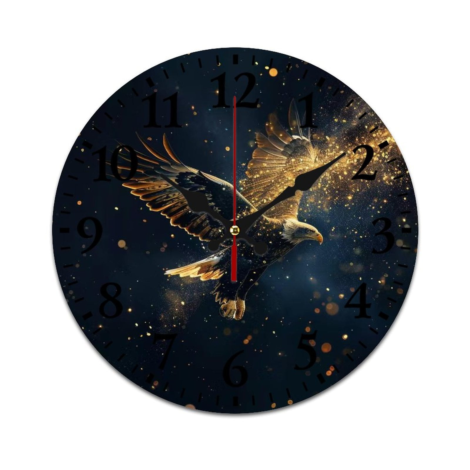 A Powerful Eagle (1) Wall Clock Modern Design Clocks Wall Hanging Home ...