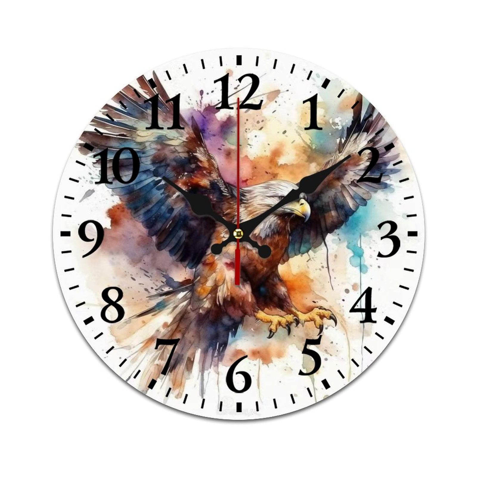 A Powerful Eagle (3) Wall Clock Modern Design Clocks Wall Hanging Home ...