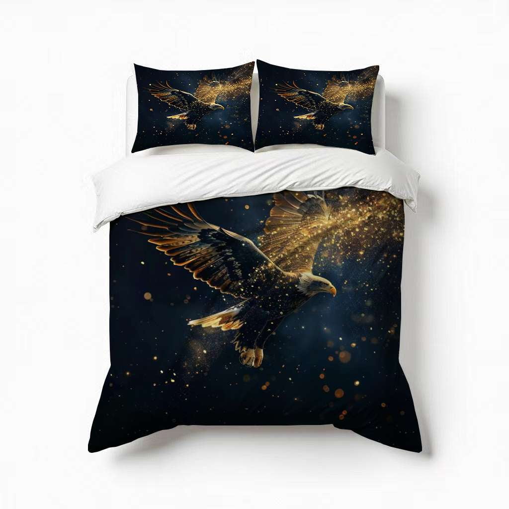 A Powerful Eagle Bedding Set 3 Pcs Soft Microfiber Quilt Cover For ...