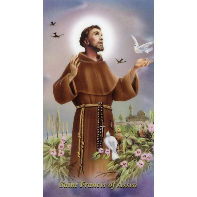 A Prayer Of St Francis Of Assisi Holy Card Laminated Pack Of 25