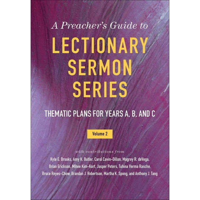 A Preacher's Guide to Lectionary Sermon Series, Volume 2 (Paperback ...