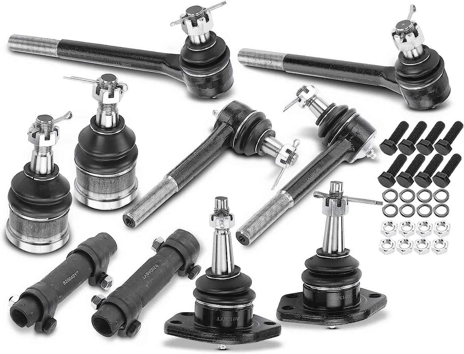 A-Premium 10Pcs Front Suspension Kit Tie Rod End Adjusting Sleeve Ball ...