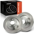 A-Premium 12.98 inch (329.7mm) Rear Solid Disc Brake Rotors Compatible ...