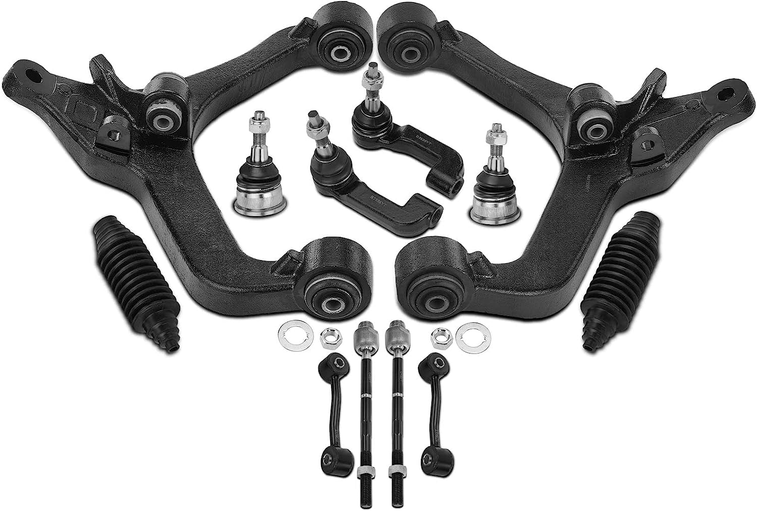 A-Premium 12 x Front Suspension Kit Lower Control Arm Ball Joint Tie ...