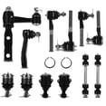 A-Premium 12Pcs Front Suspension Kit Ider Arm Pitman Arm Sway Bar Links ...
