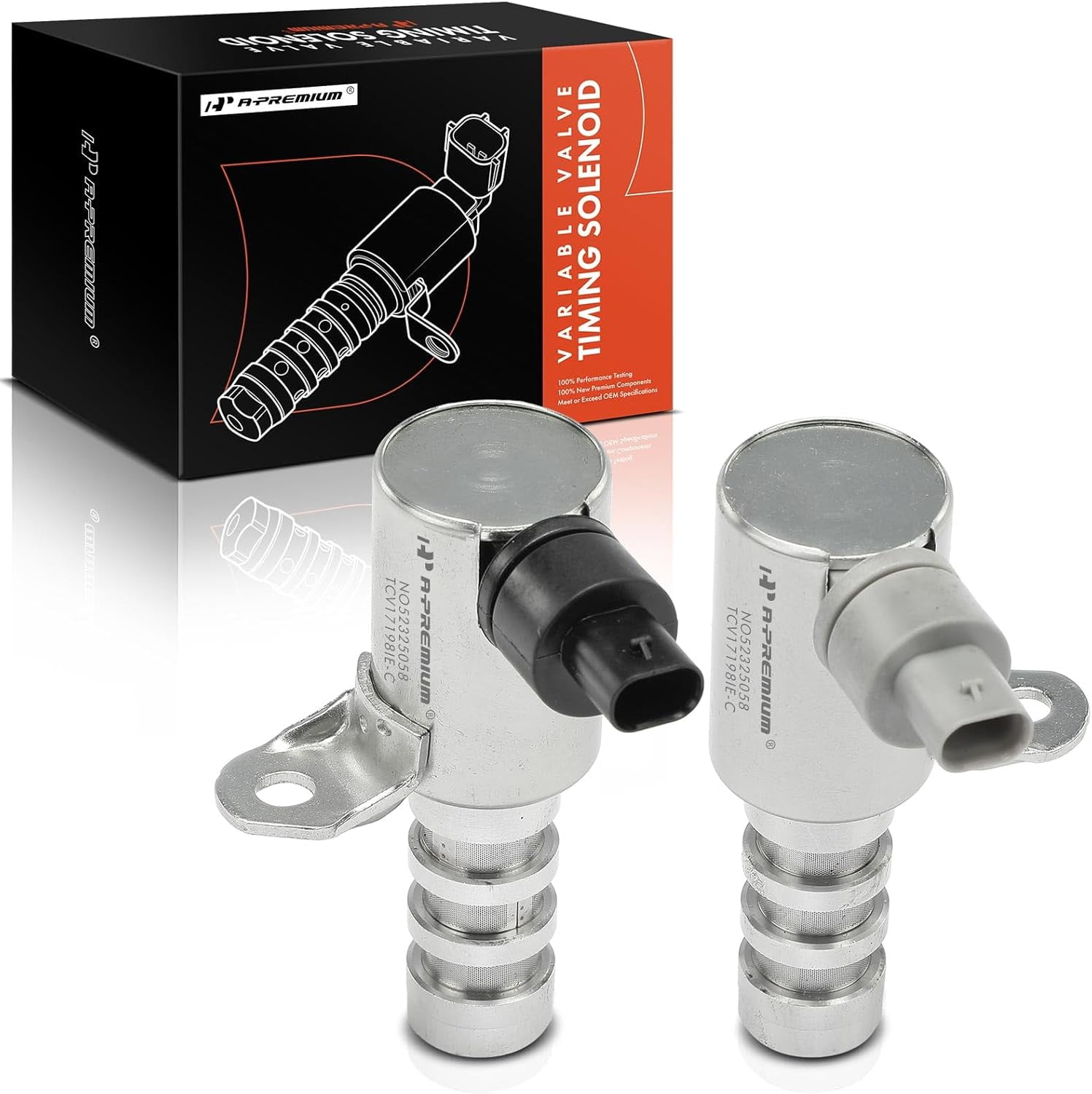 A-Premium 2-PC Engine Variable Valve Timing (VVT) Solenoid Compatible ...