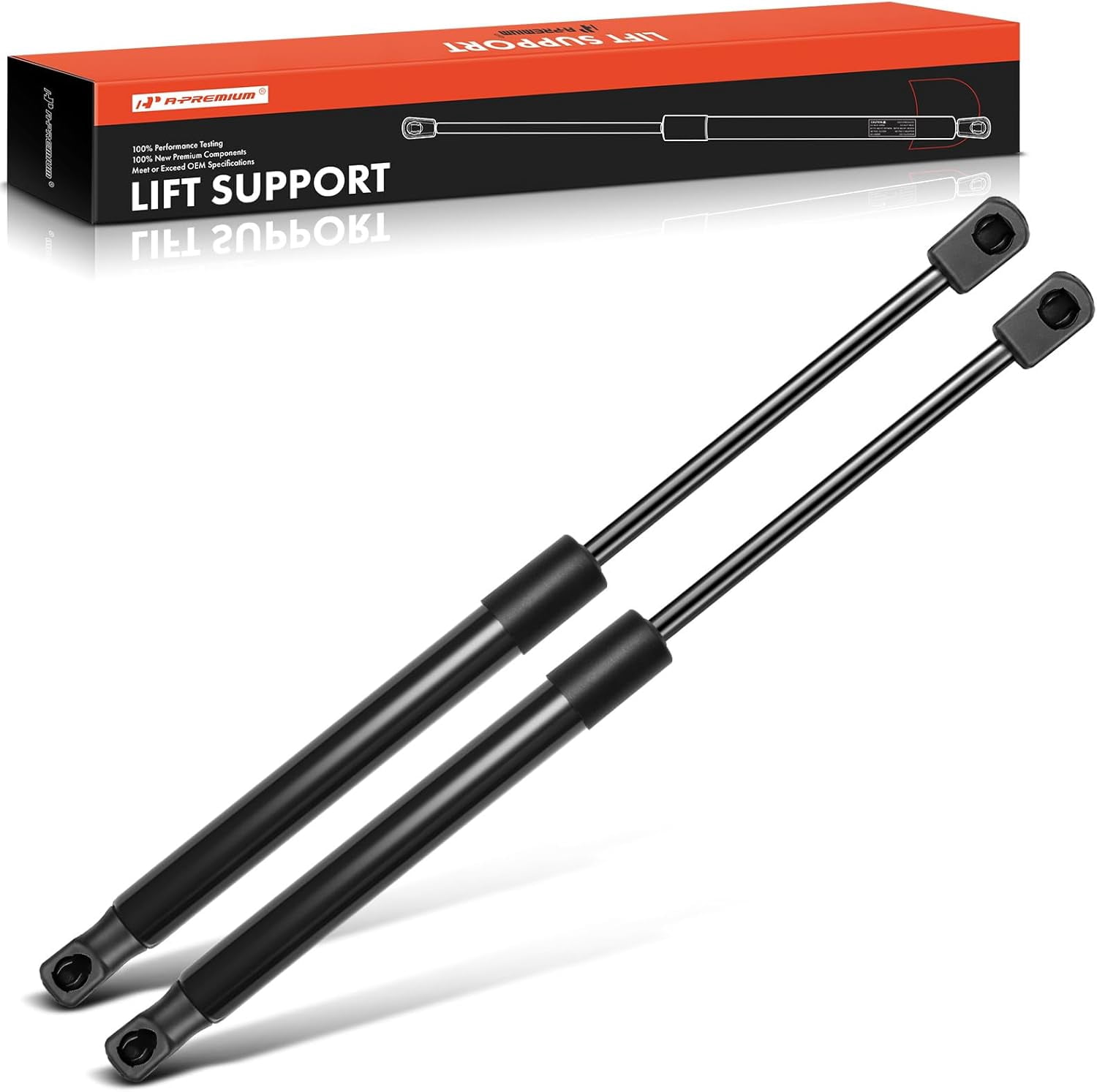 A-Premium 2-PC Set Rear Trunk Lift Supports Shock Struts Compatible ...