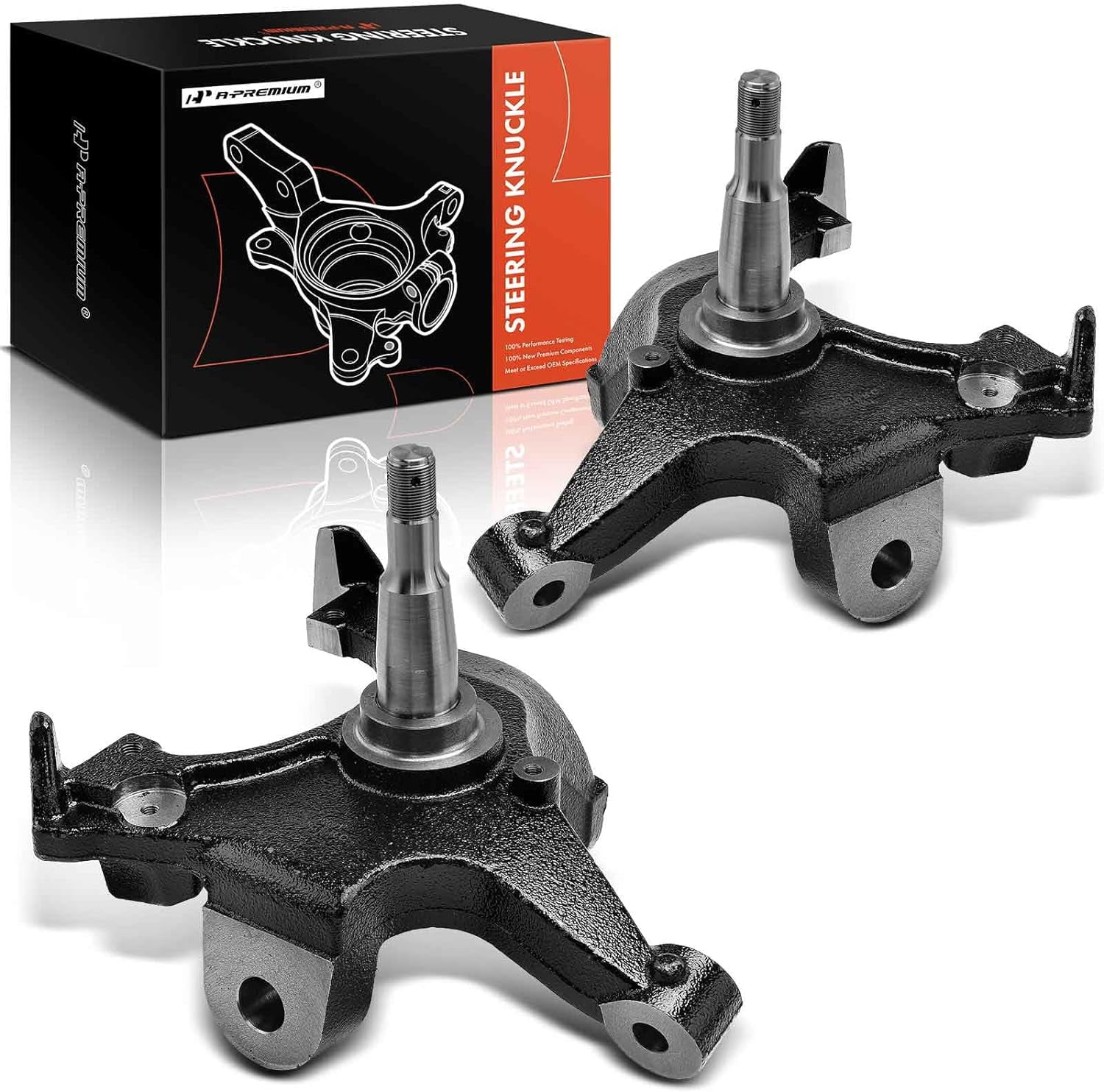 A-Premium 2 x Front Drop Lowering Spindles Compatible with Chevrolet ...