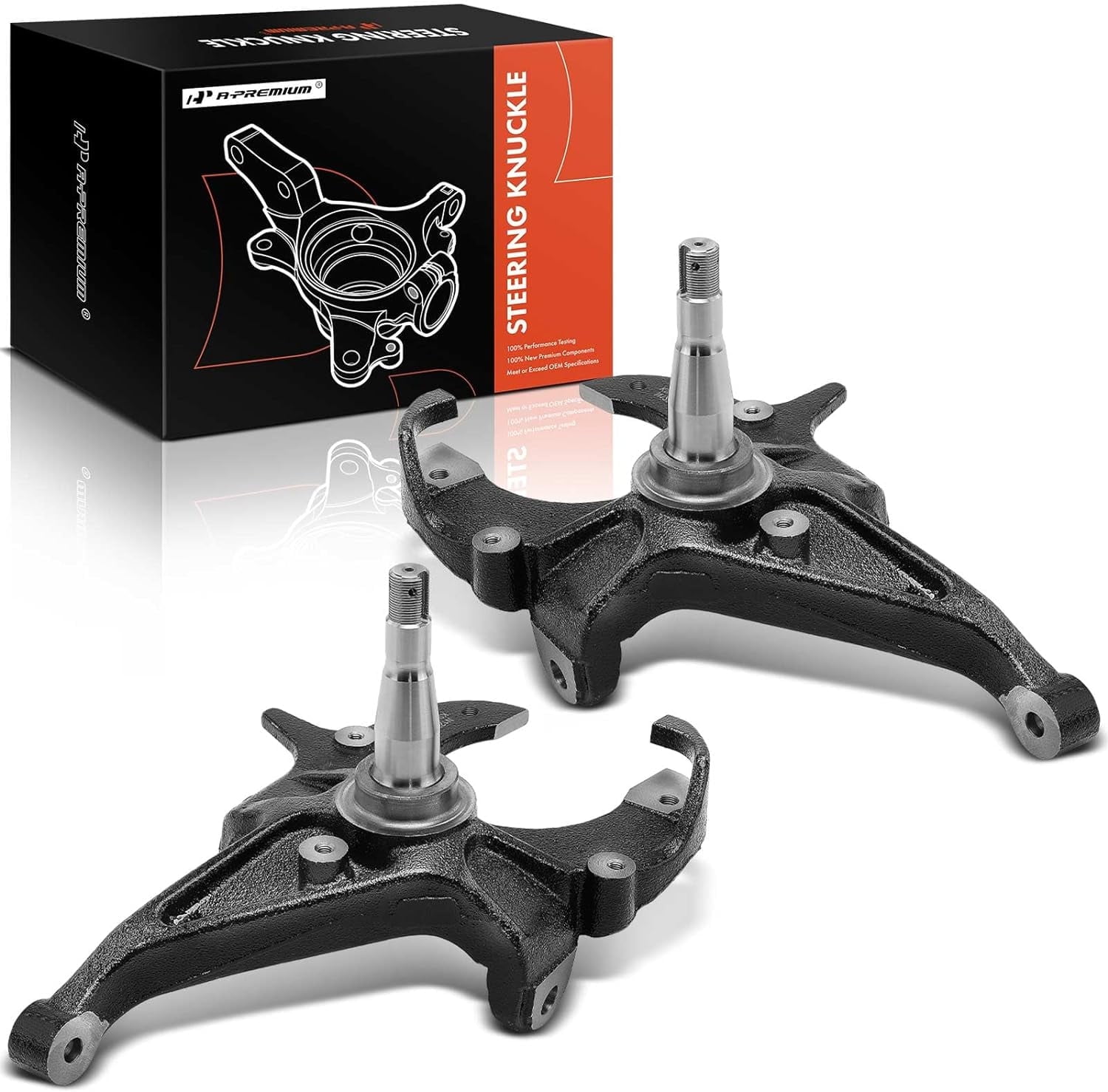 A-Premium 2 x Front Drop Spindles Compatible with Chevrolet S10 1982 ...