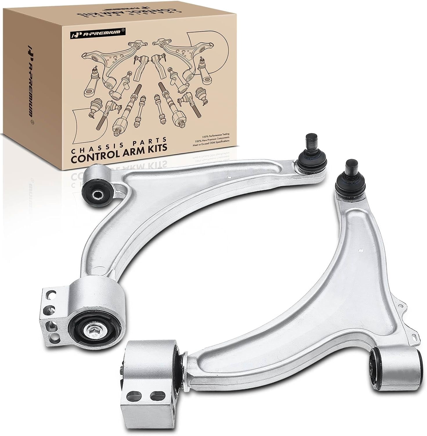 A-Premium 2 x Front Lower Control Arm with Ball Joint & Bushing ...