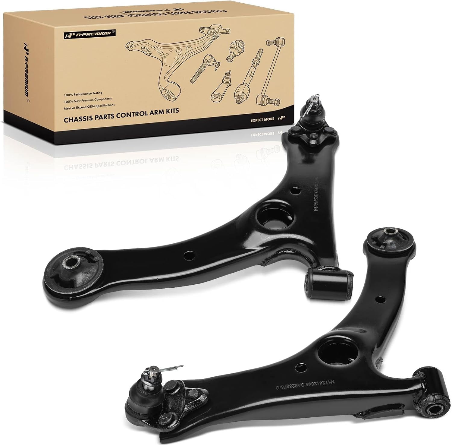 A-Premium 2 x Front Lower Control Arms, with Ball Joint & Bushing ...