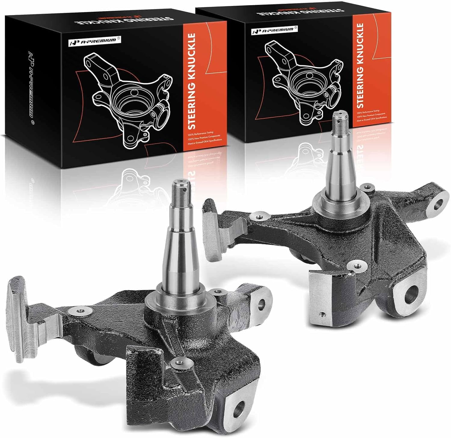 A-Premium 2 x Front Suspension Drop Lowering Spindles Compatible with ...