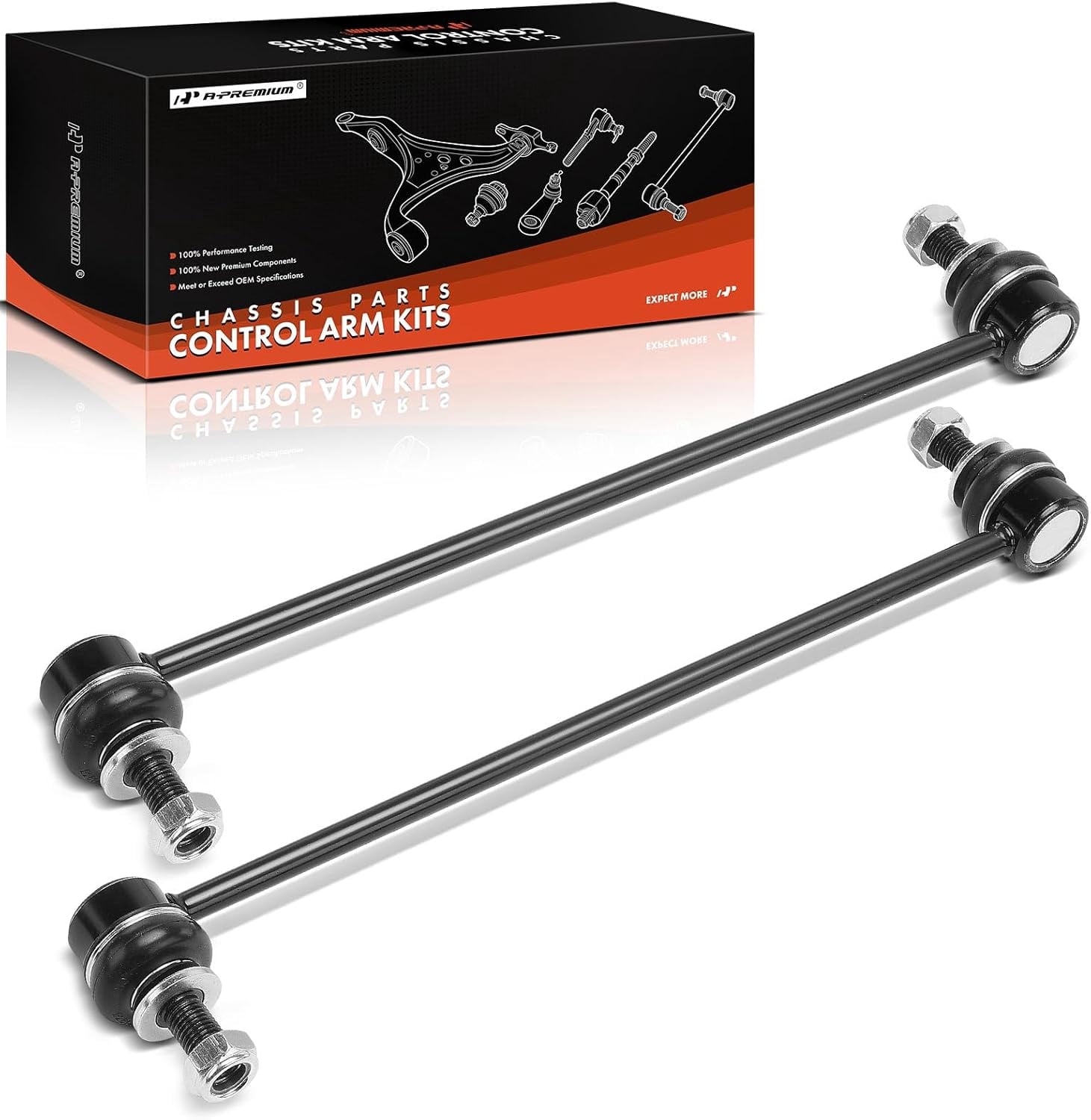 A-Premium 2 x Front Sway Bar Links Stabilizer Bar Links Compatible with ...