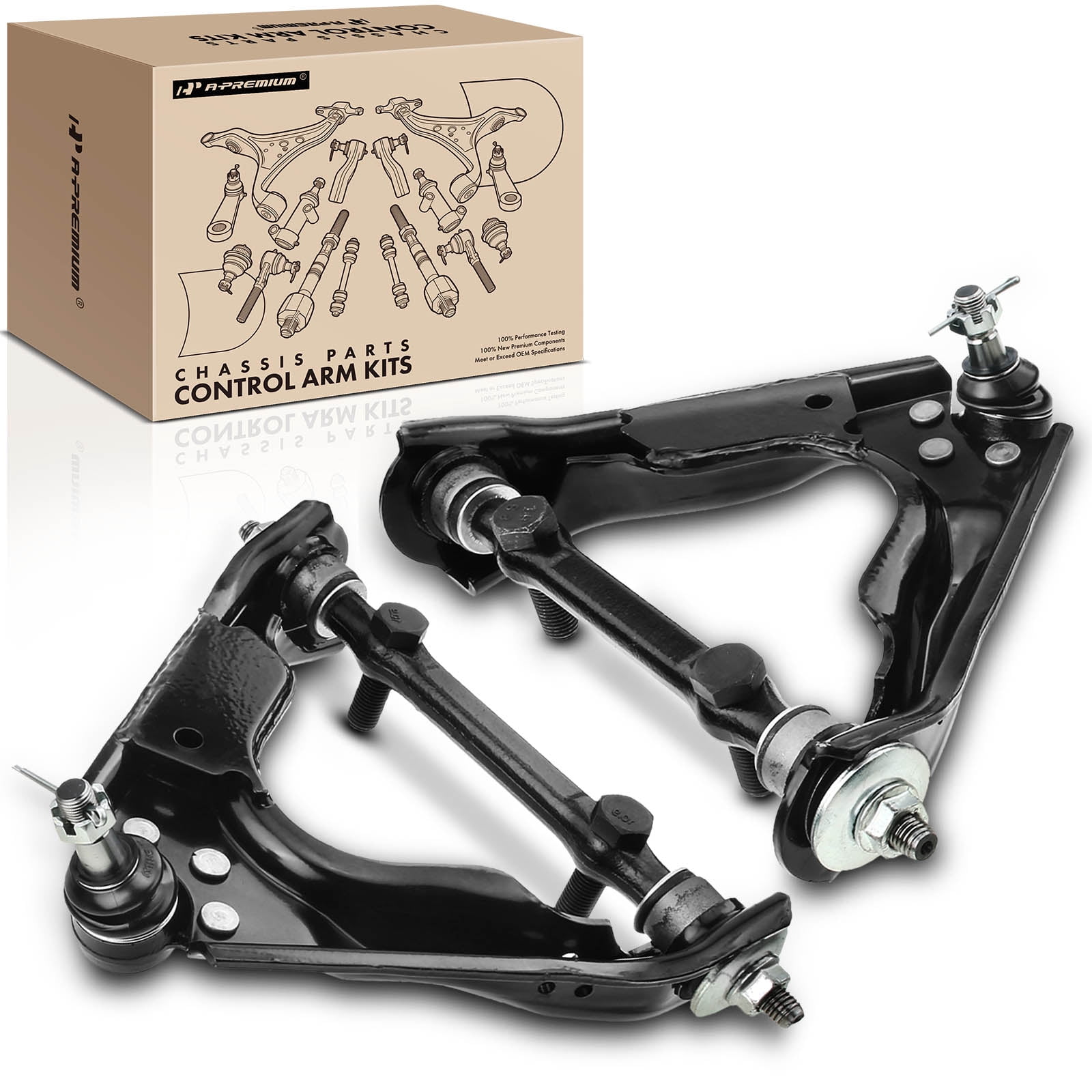 A-Premium 2 x Front Upper Control Arm with Ball Joint & Bushing ...