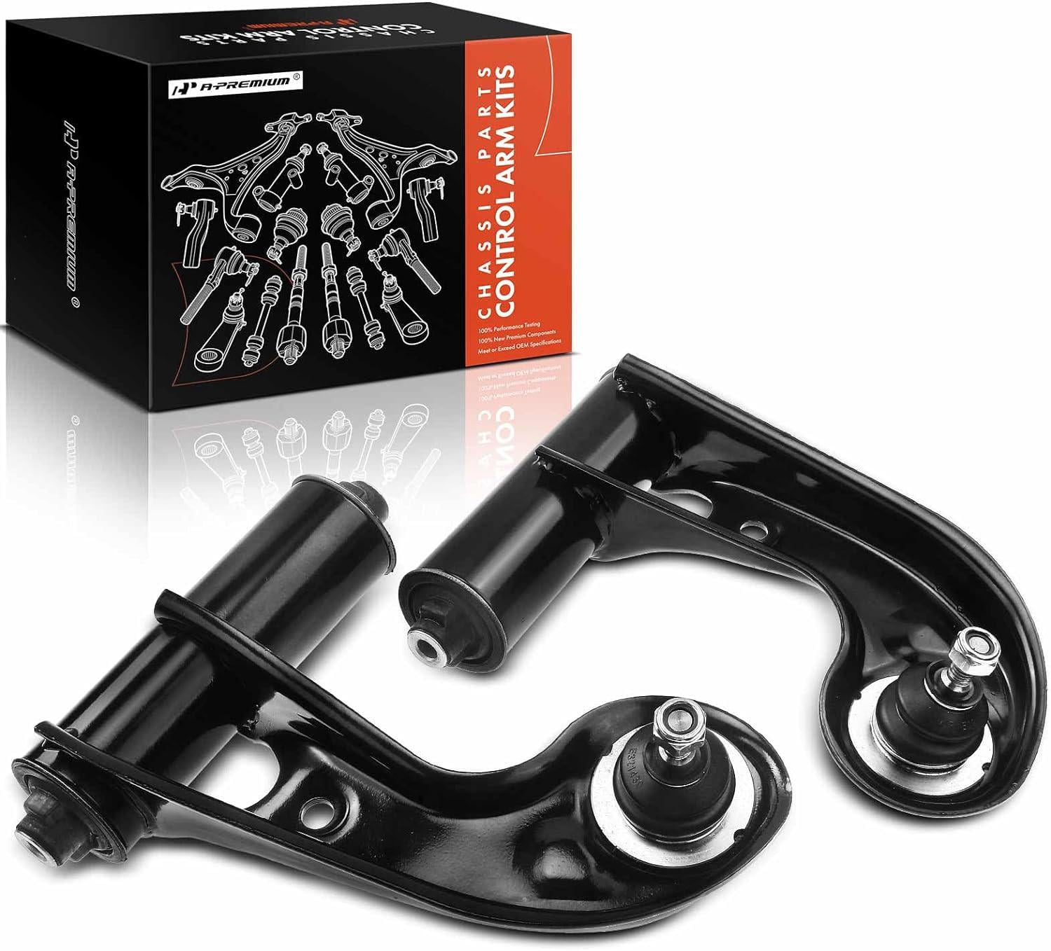 A-Premium 2 x Front Upper Control Arm with Ball Joint & Bushing ...