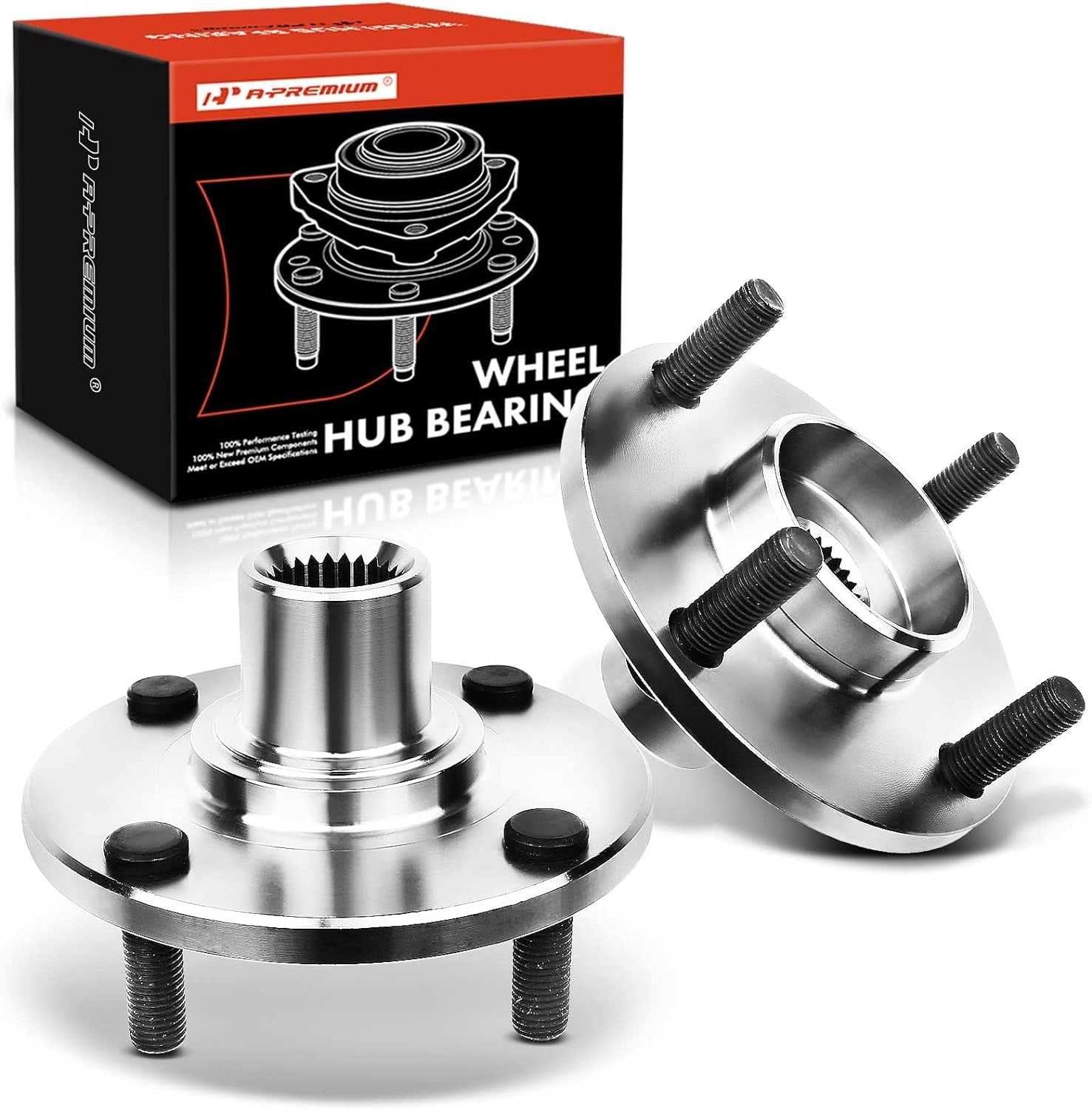 A-Premium 2 x Front Wheel Hub Assembly with 4-Lug Compatible with Ford ...