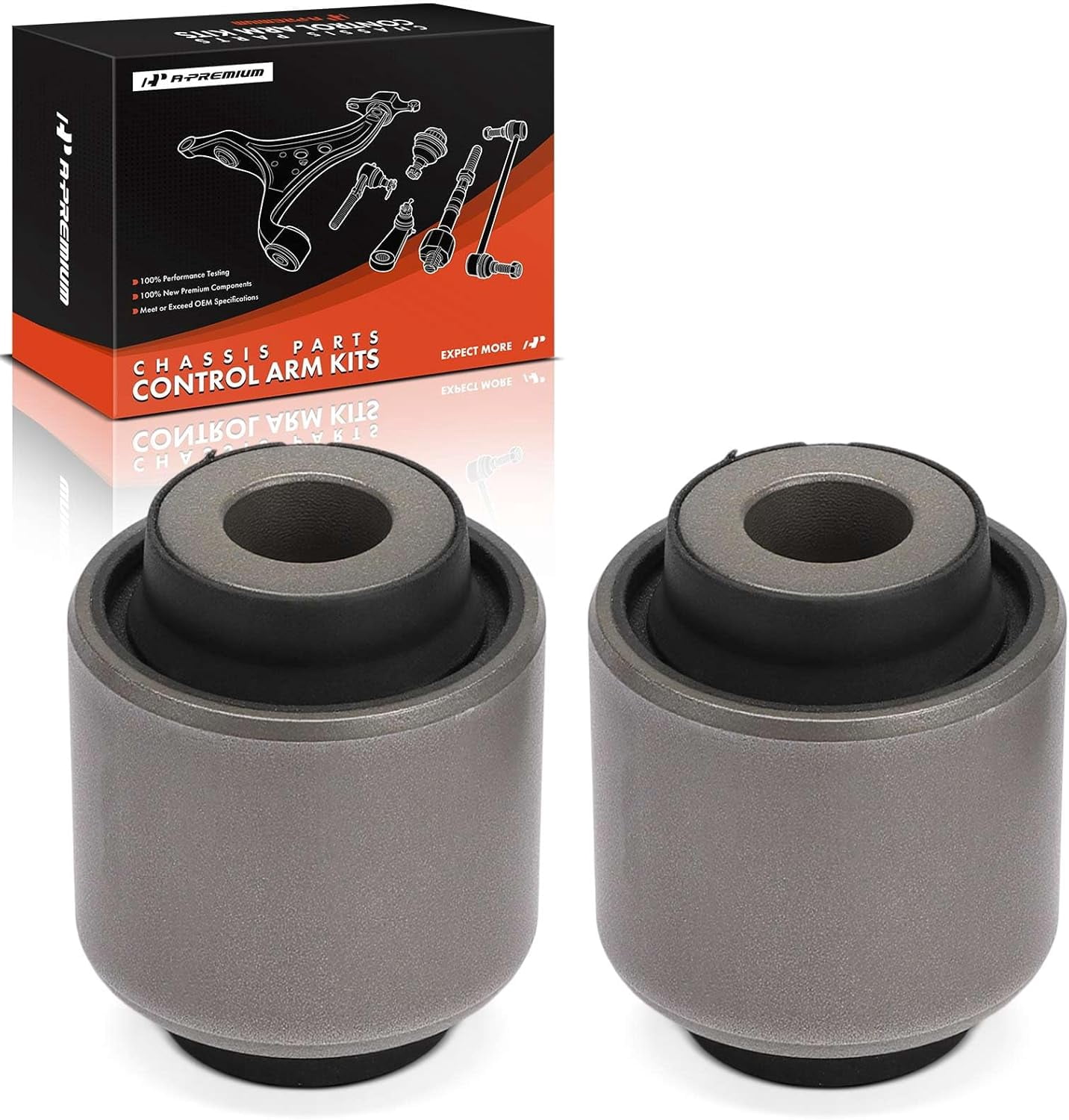 A-Premium 2 x Rear Arm To Knuckle (Upper) Control Arm Bushing Kit ...
