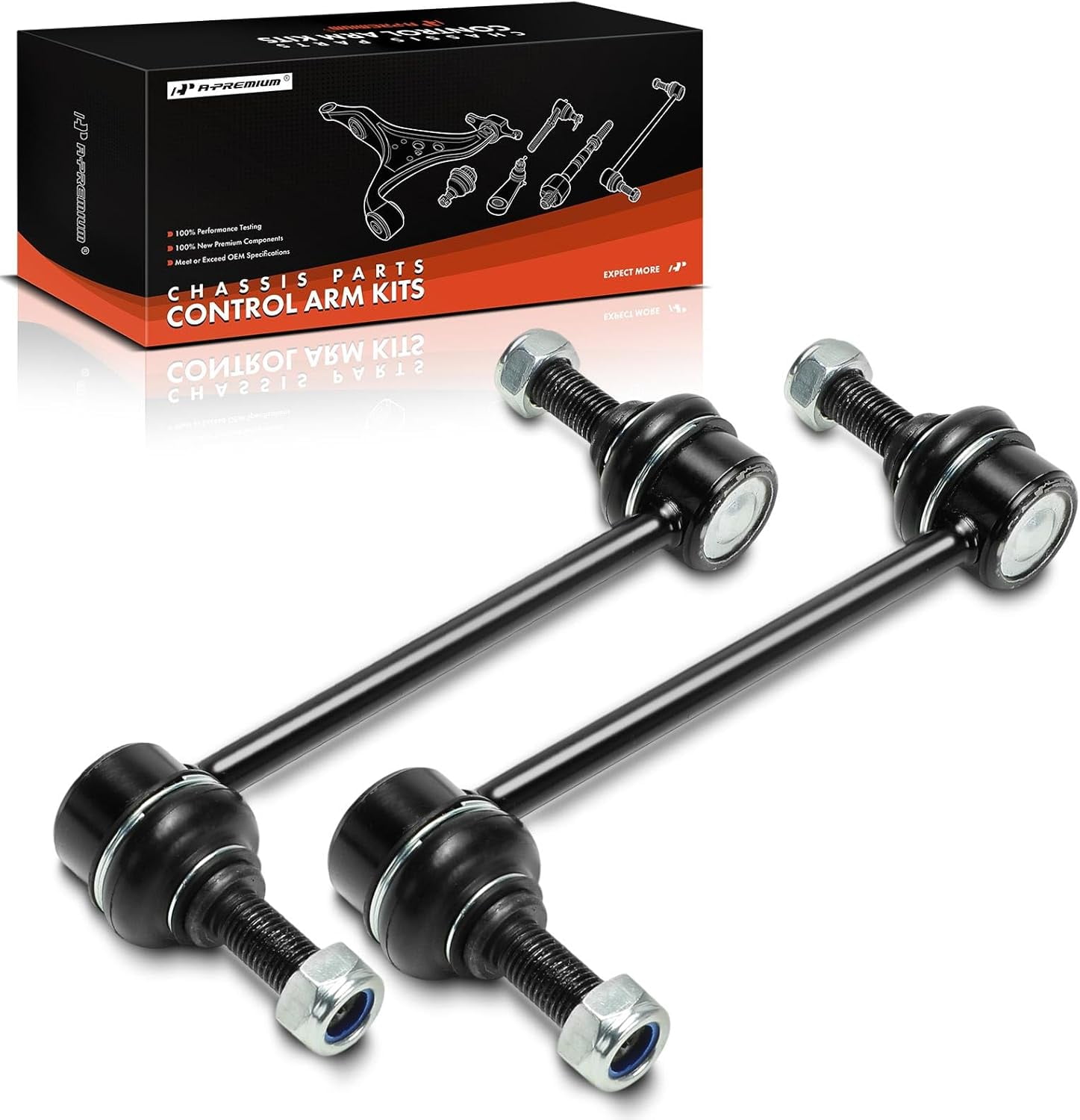 A-Premium 2 x Rear Sway Bar Links Stabilizer Bar Links, Compatible with ...