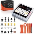 A-Premium 200PCS Bumper Retainer Clips Plastic Rivets Push Retainer Kit ...