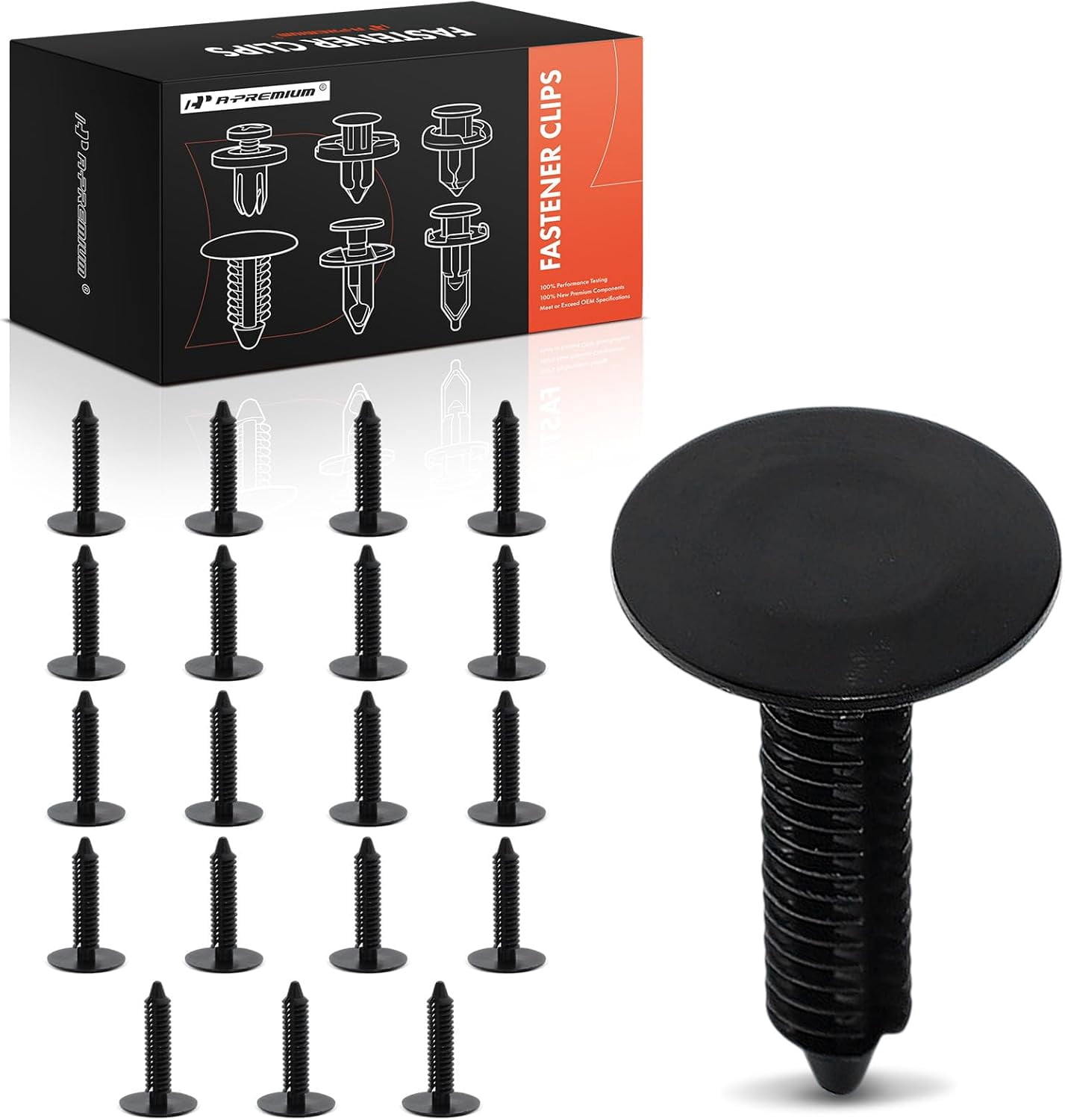A-Premium 20PCS Nylon Retainer Clip Fasteners Compatible with Ford ...