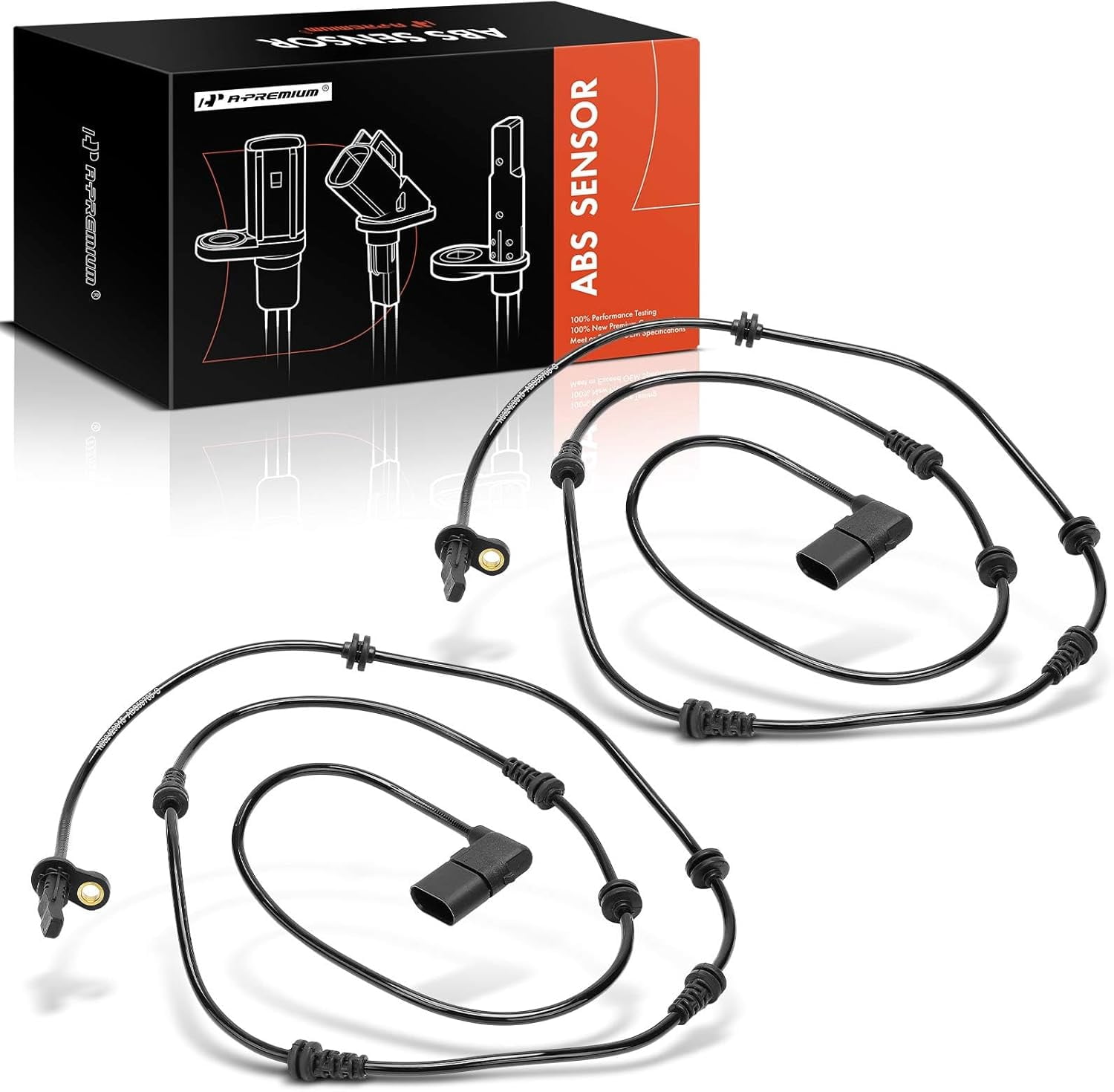 A-Premium 2PC Set Front ABS Wheel Speed Sensor for Mercedes-Benz - S450 ...