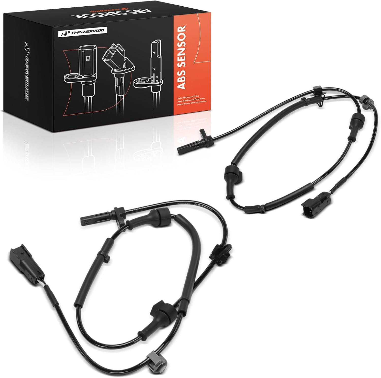 A-Premium 2PCS Front ABS Wheel Speed Sensor Compatible with Mazda ...