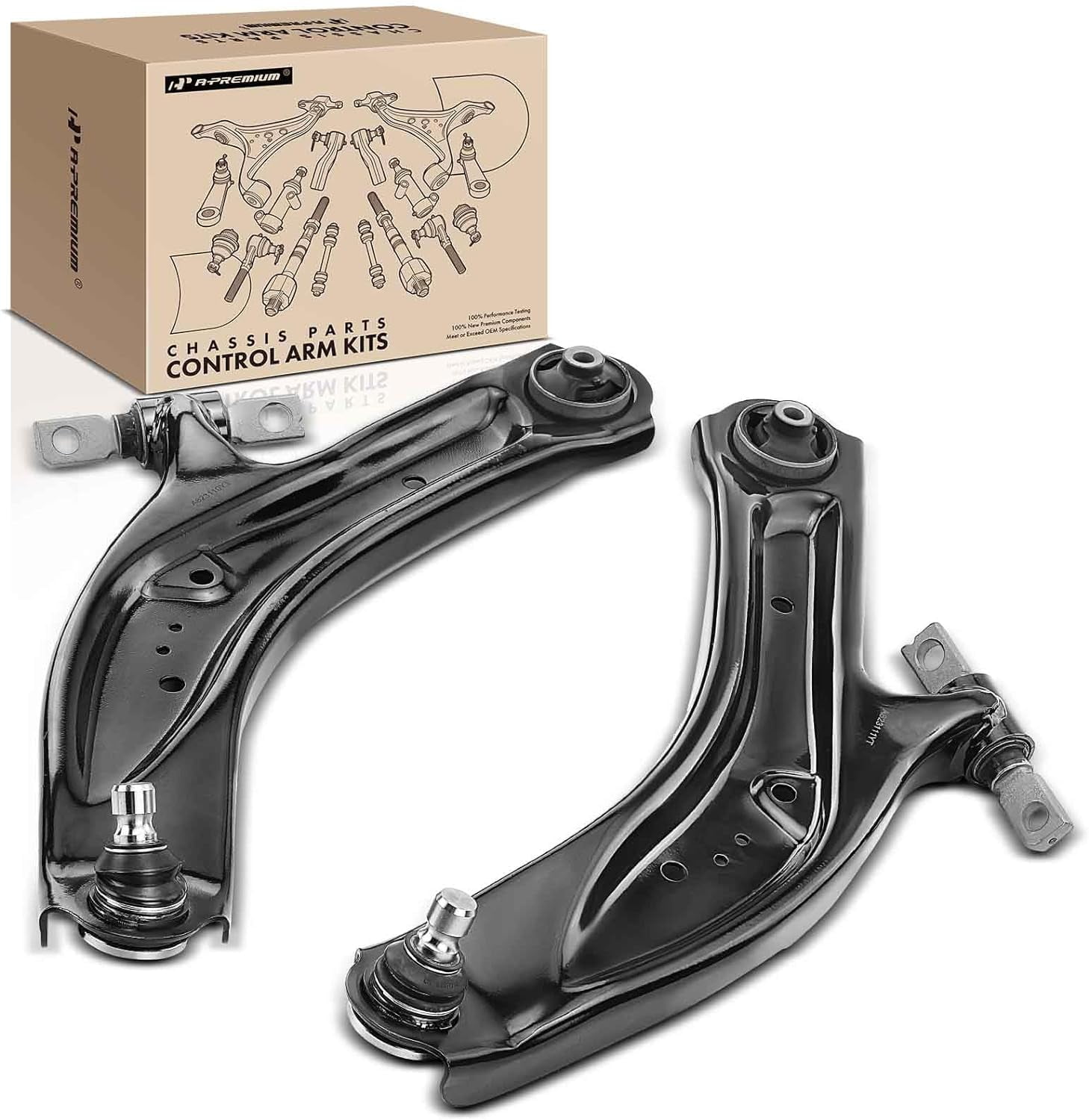 A-Premium 2Pcs Front Lower Control Arm with Ball Joint Compatible with ...