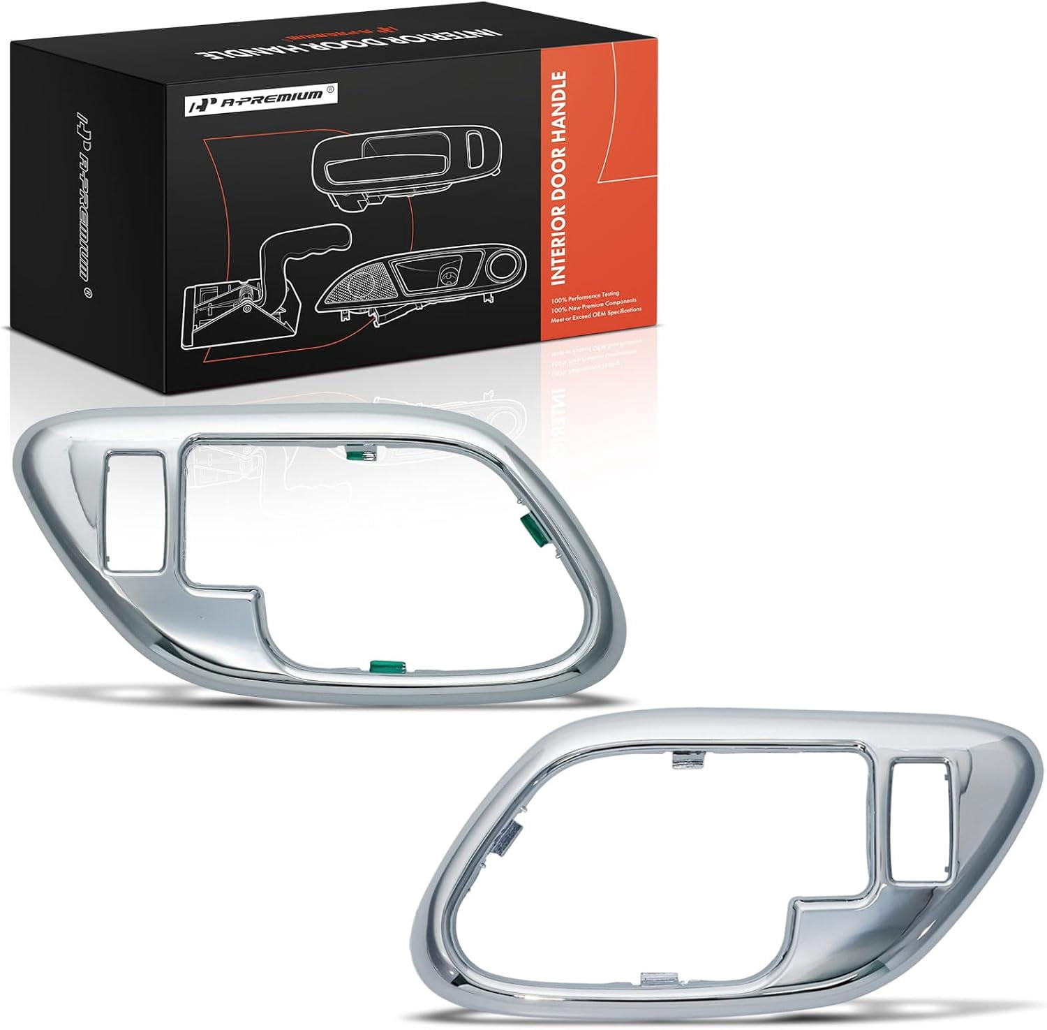 A-Premium 2Pcs Interior Door Handle Bezels Compatible with Chevrolet ...