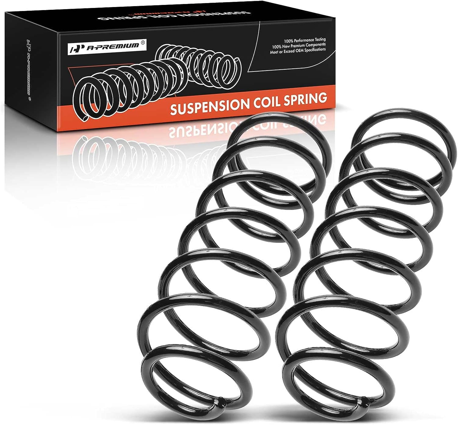 A-Premium 2Pcs Rear Left and Right Suspension Coil Spring Set ...