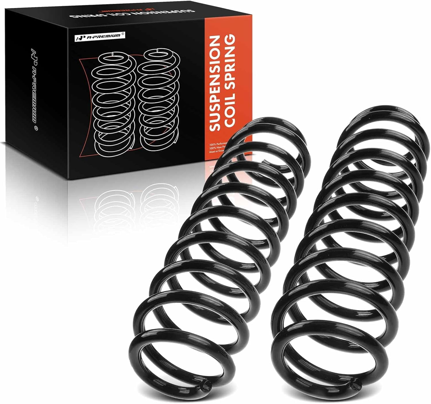 A-Premium 2Pcs Rear Suspension Coil Spring Set Compatible with Ford ...