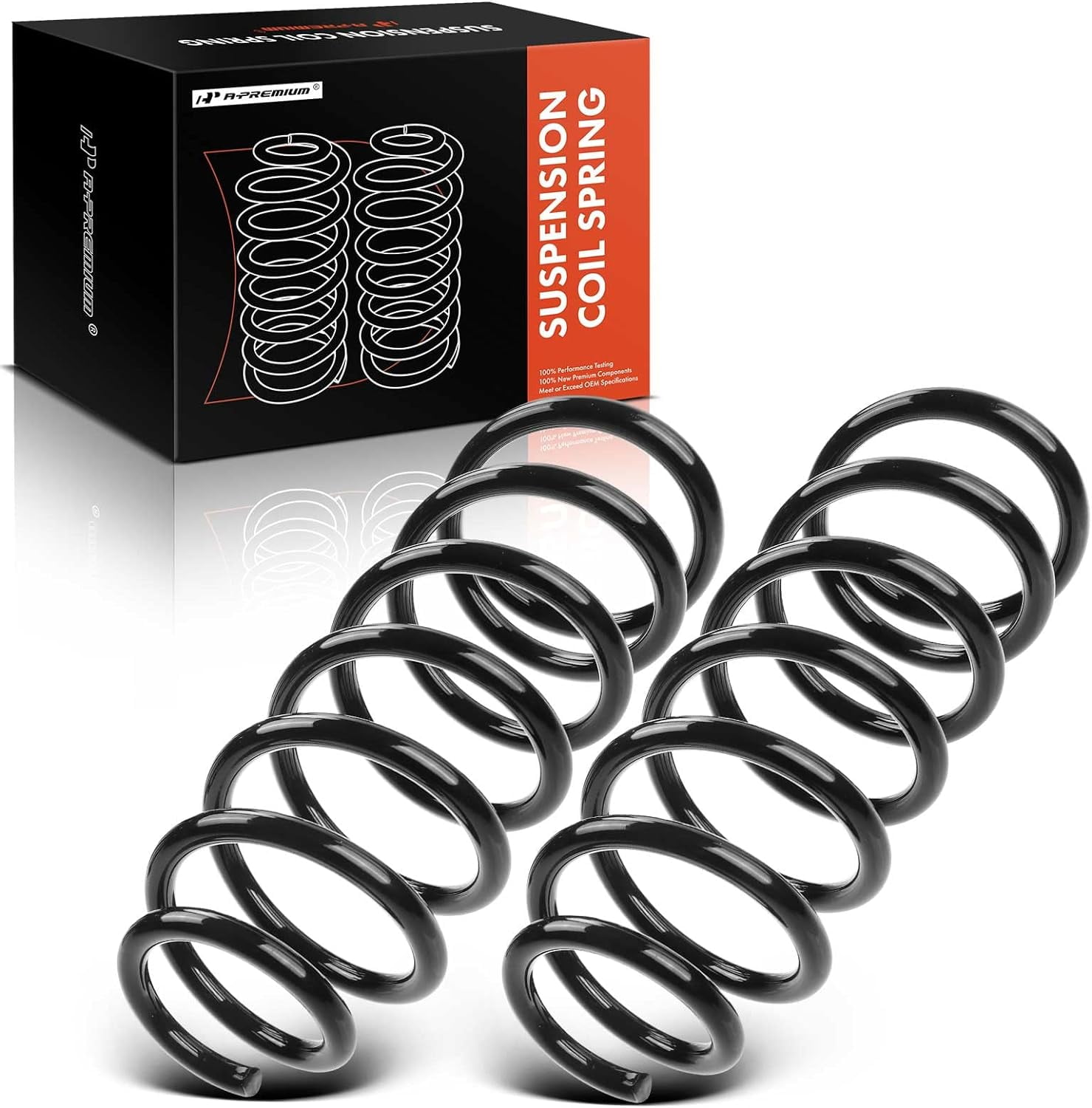 A-Premium 2Pcs Rear Suspension Coil Spring Set Compatible with Honda ...