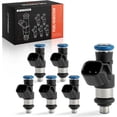 A-Premium 4 Holes 6 Pcs Fuel Injectors Fit Ford F-150 2018-2020 ...