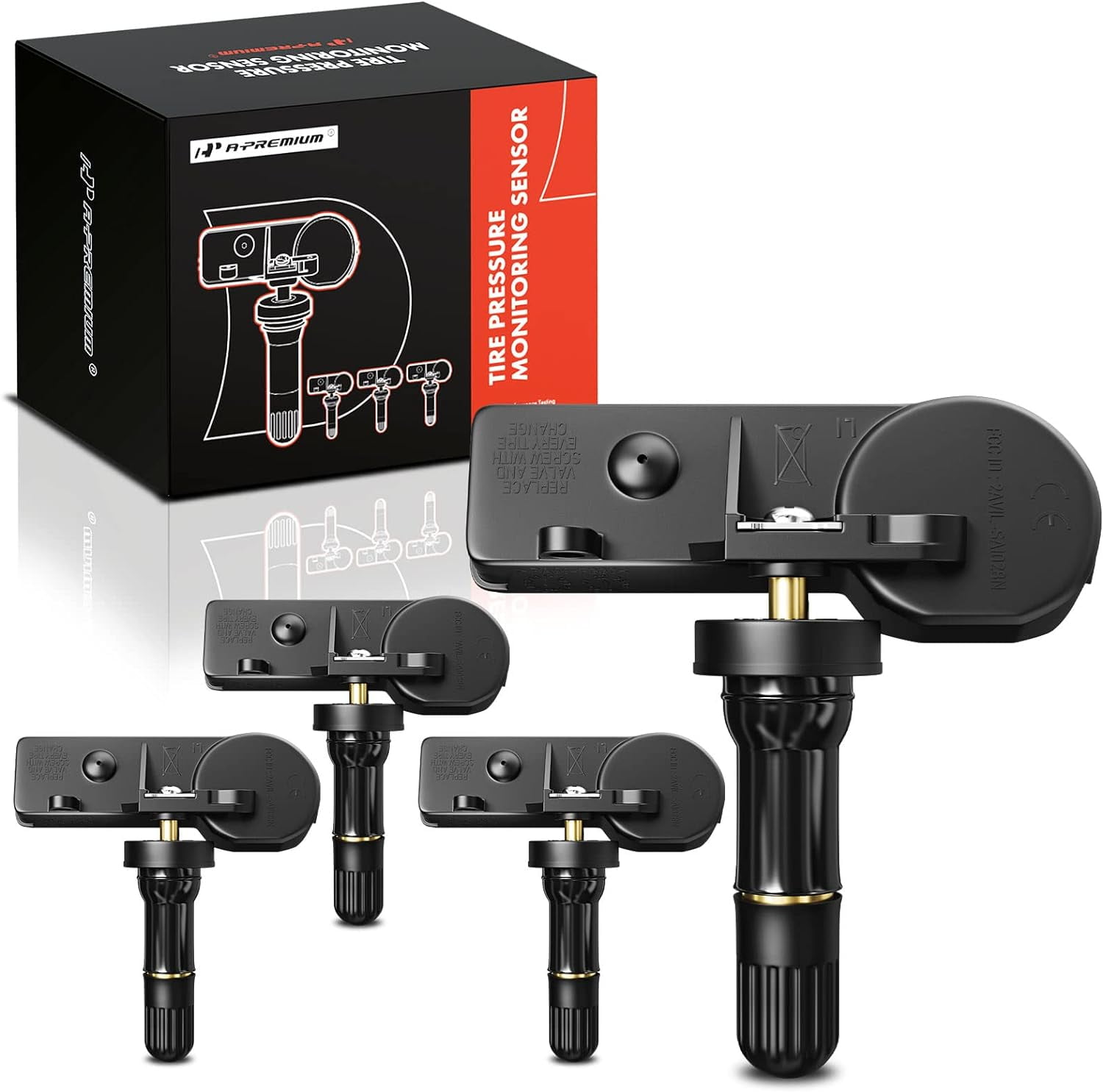 A-Premium 433MHz Tire Pressure Monitoring System Sensor TPMS Compatible ...